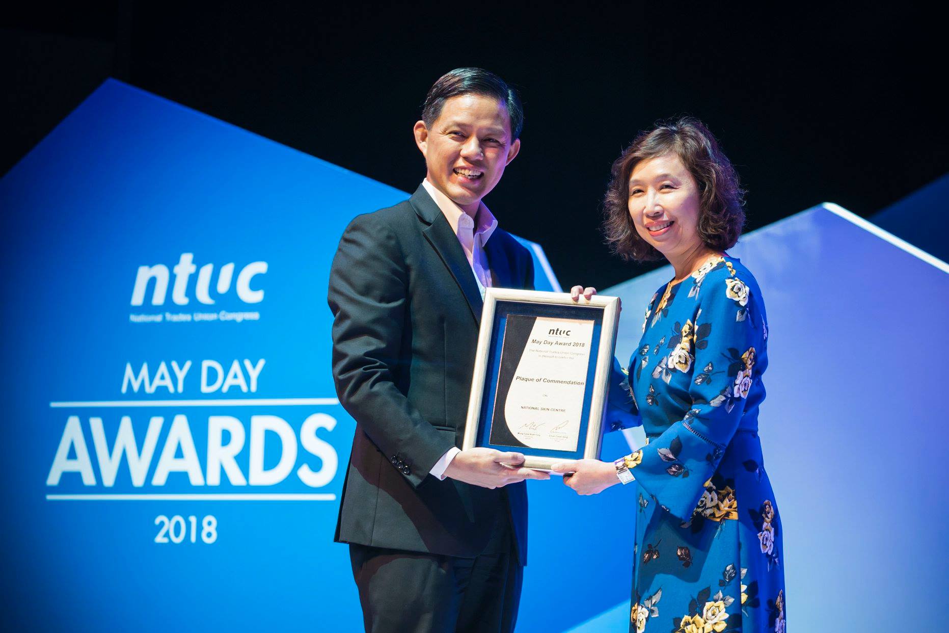 NSC receives NTUC May Day Awards | National Skin Centre - NSC