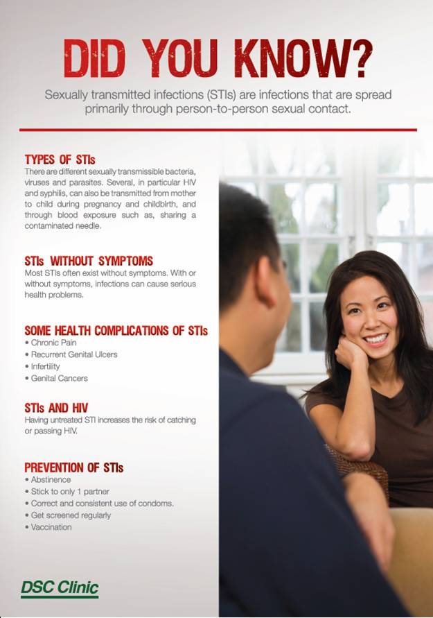 Posters | DSC Clinic - Department of STI Control Singapore